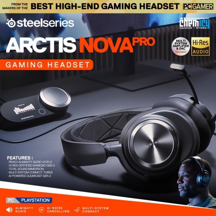 Jual Steelseries Arctis Nova Pro + Game DAC Hi-Res Audio Gaming Headset ...