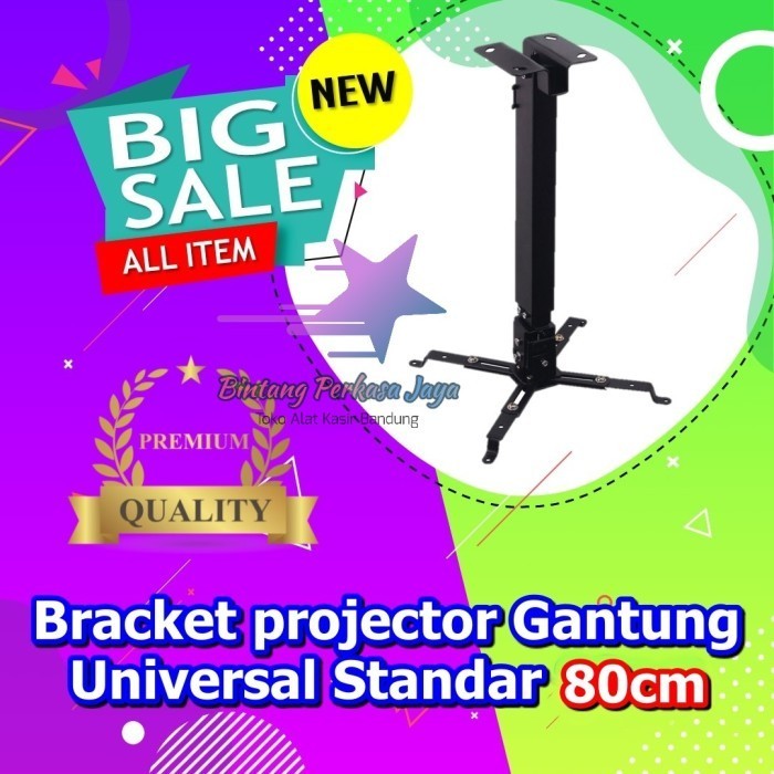 Jual Bracket Lcd Projector Infokus Gantung 80CM Briket Proyekto ...