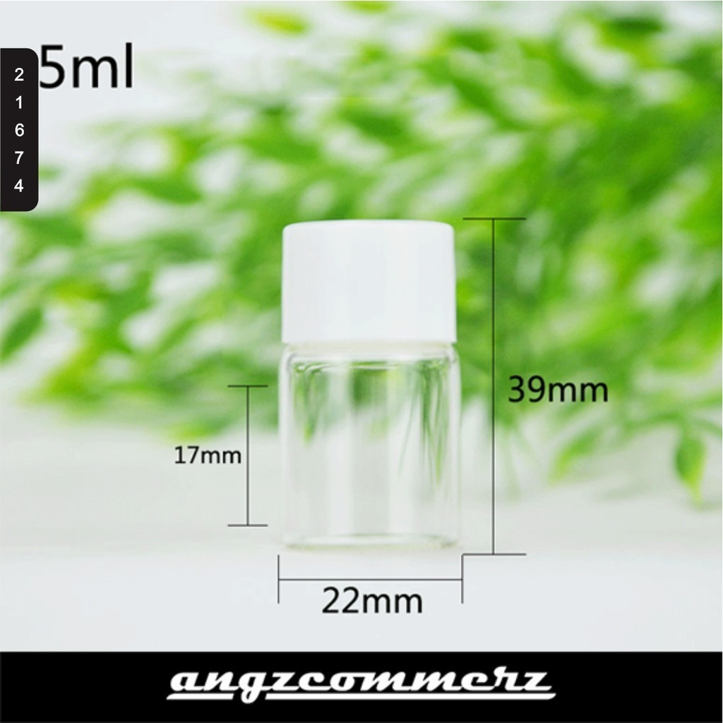 Jual Botol Kaca Bening Tetes Dropper Essential Oil Tester Sample 1pcs ...