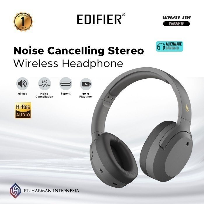 Jual Edifier Headphone W820Nb 820Nb Wireless Anc Bt5.0 Stereo ...