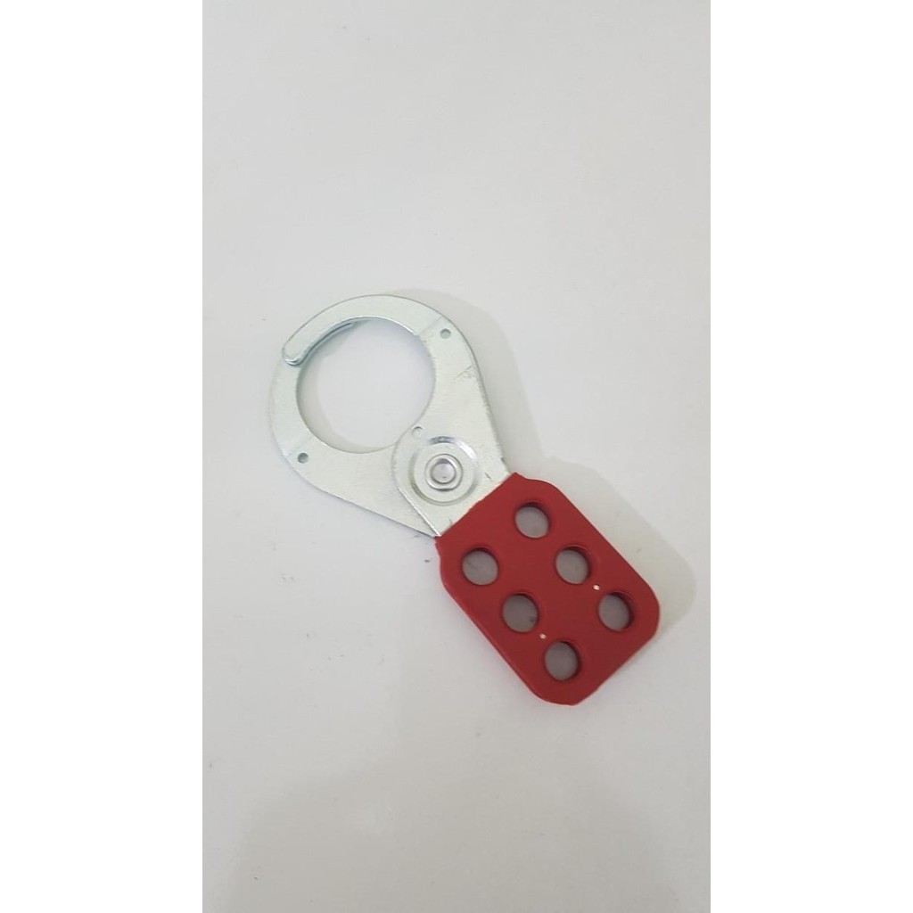 Jual ^^^^^] Safety lockout HASP - padlock Scissor - red besar 38mm - 1. ...