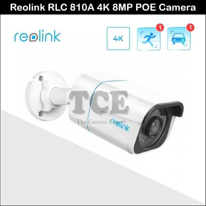 Jual Reolink RLC 810A 4K 8MP POE IP Camera Outdoor Smart Detection CCTV ...