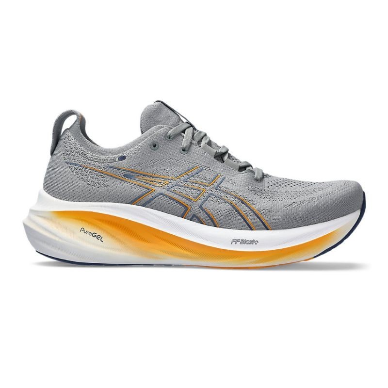 Jual Asics GEL-NIMBUS 26 Mens Road Running Shoes - Sheet Rock/Thunder Blue | Shopee Indonesia