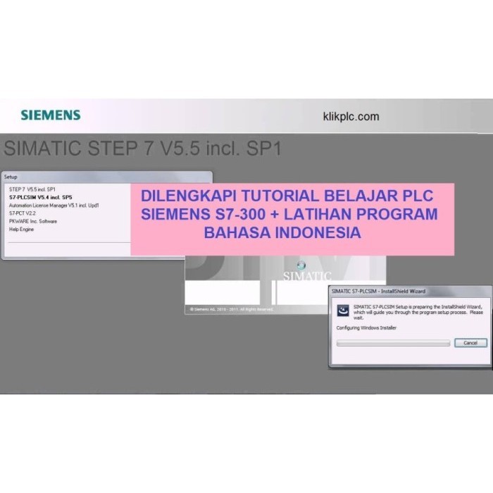 Jual PROMO Software PLC Siemens | V5.5 SR3 Simatic Step 7 Professional Full | Shopee Indonesia