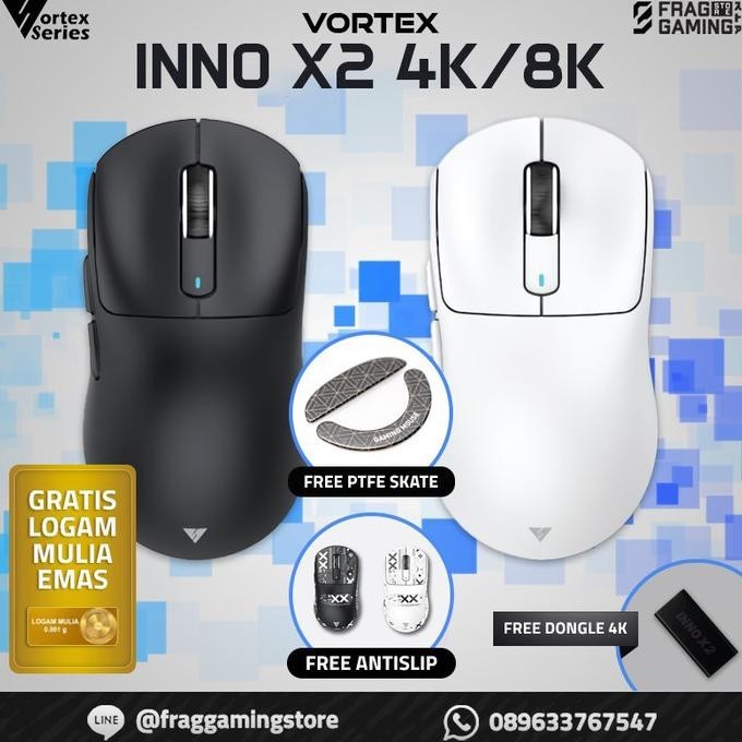 Jual Vortexseries Vortex INNO X2 Super Light Wireless Gaming Mouse ...