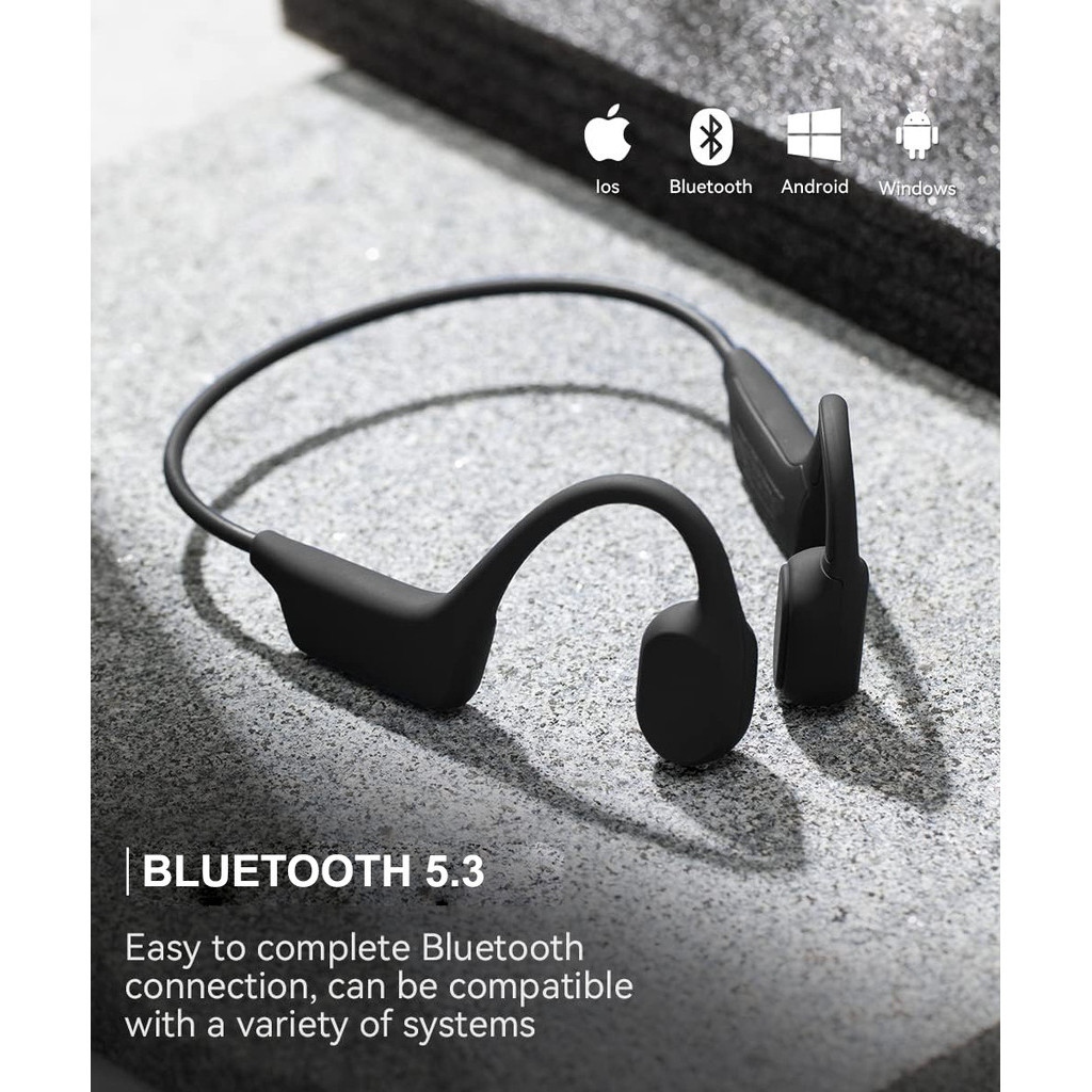 Jual Earphone Bone Conduction Open Ear Wireless Bluetooth IPX8 32GB ...