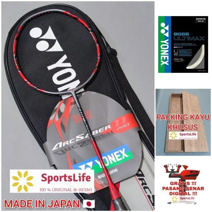 Jual RAKET BADMINTON YONEX ARCSABER 11 PRO ORIGINAL MADE IN JAPAN | Shopee Indonesia