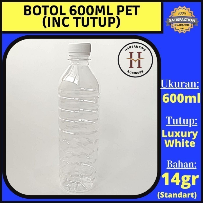 Jual Botol Plastik 600ml PET (Grosir) | Shopee Indonesia