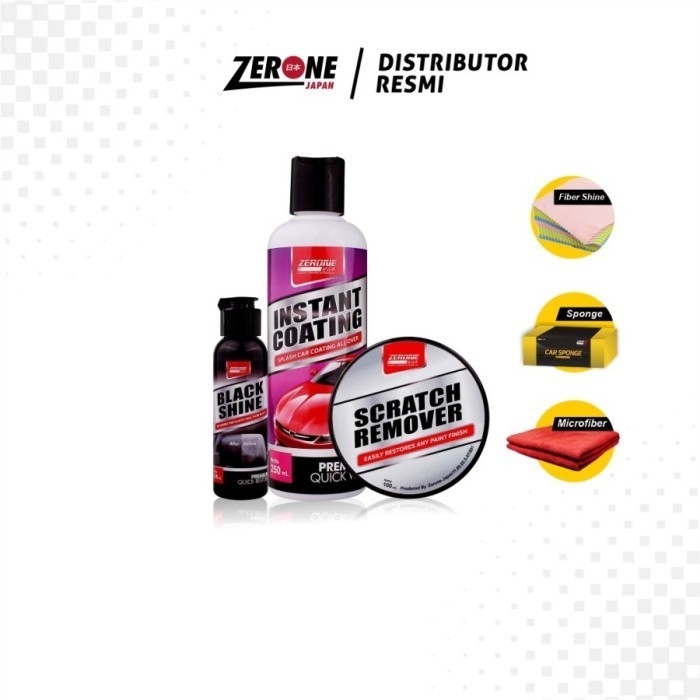 Jual Zerone Paket Pembersih Eksterior Mobil Instant Coating Original ...