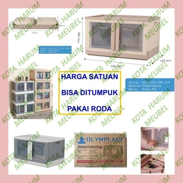 Jual container plastik box plastik kecil susun tumpuk olymplast ofs ...