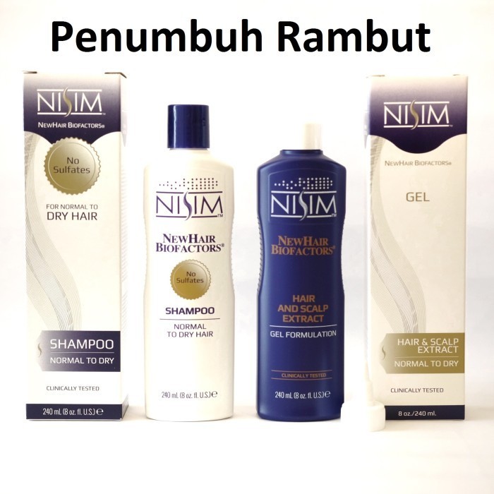 Jual Shampoo Nisim Biofactors + Hair Tonic Nisim Biofactors Normal ...
