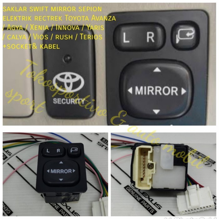 Jual Saklar switch mirror sepion retract elektrik Toyota Avanza Vios ...