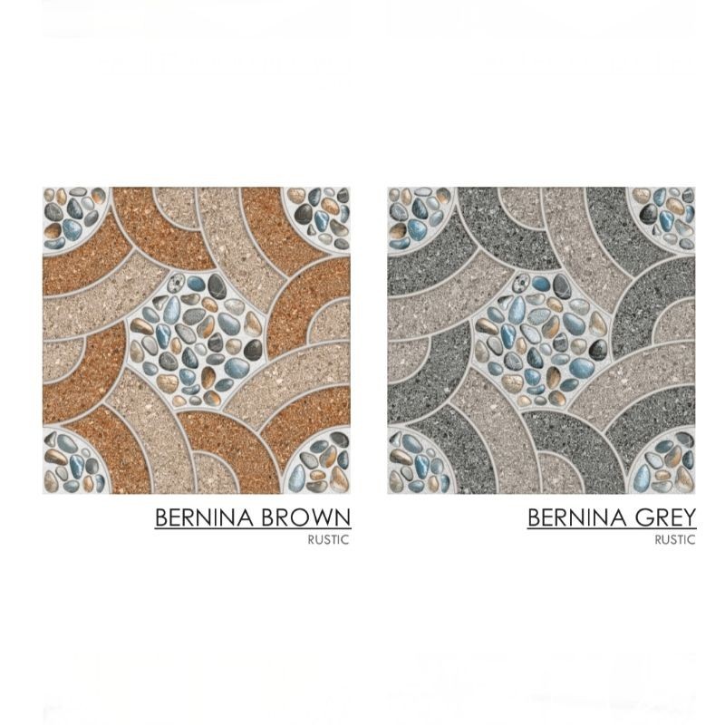 Jual KERAMIK MATTE MOTIF BERNINA BROWN DAN GREY UKURAN 50X50 BY KOBIN ...