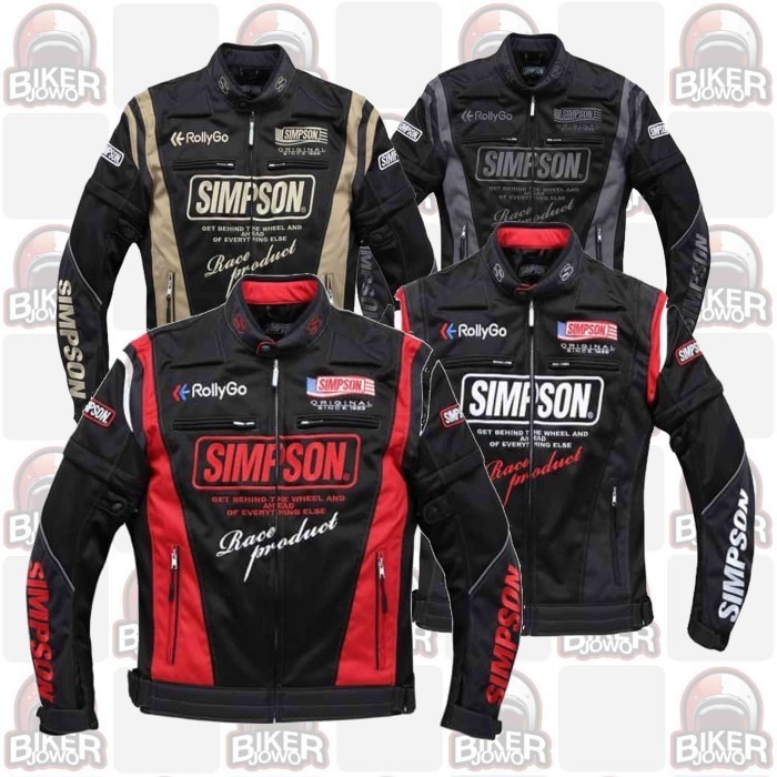 Jual Jaket SIMPSON NSM Jacket Touring Biker Riding Protektor Motor ...