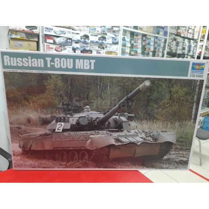 Jual TRUMPETER 09525 1/35 RUSSIAN T-80U MBT | Shopee Indonesia