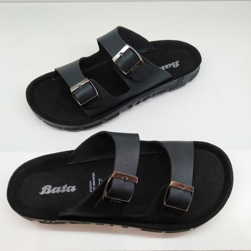 Jual Bata Sandal Selop Pria Energiser Original Bahan Kulit Warna Hitam ...