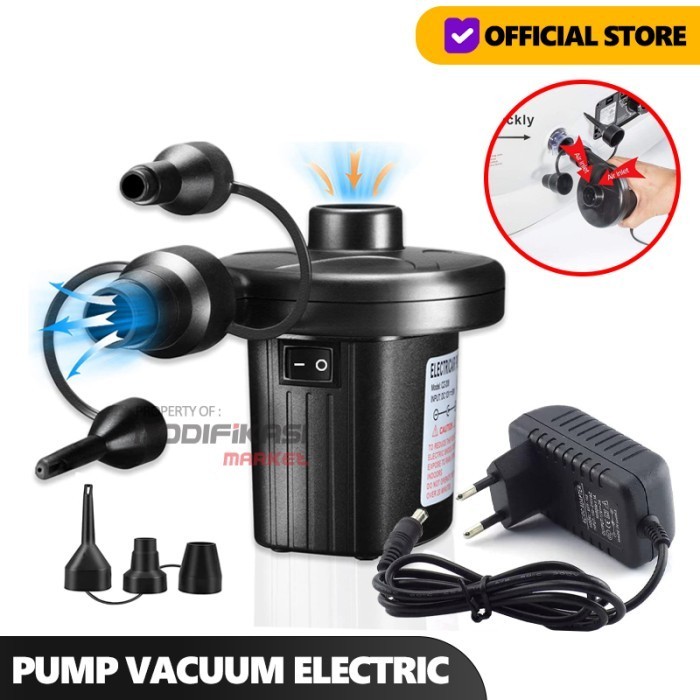 Jual Electric Vacumm Pompa Listrik Kasur Angin Pelampung Sofa Angin Tiup Ch | Shopee Indonesia