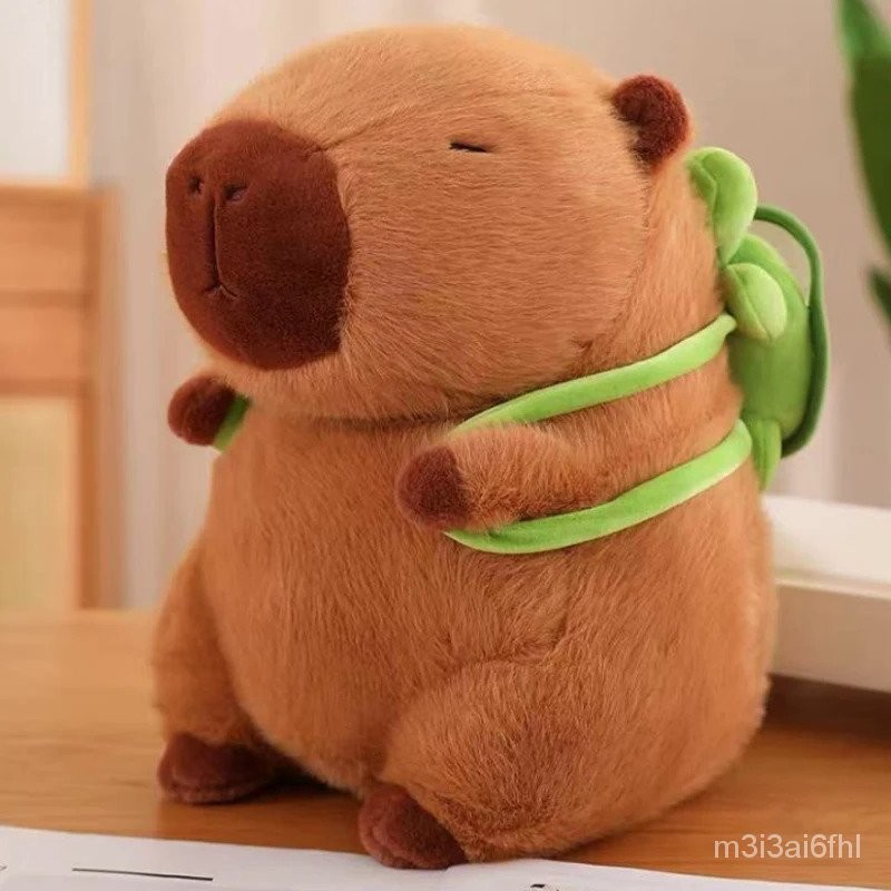 Jual Capybara Plush Simulation Capibara Anime Fluffty Toy Cute Capybara ...