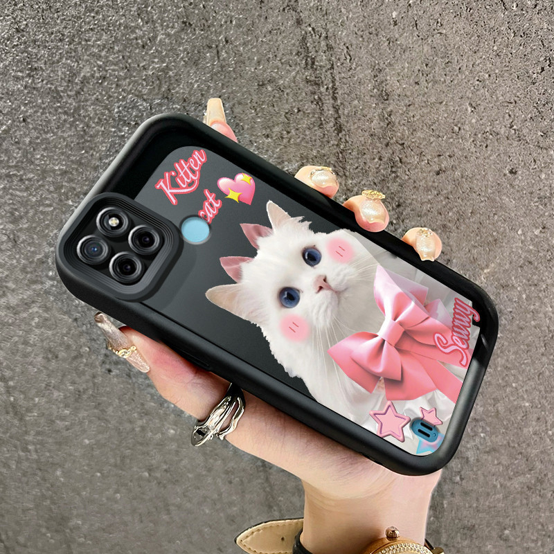 Jual Casing Hp Realme C21Y Realme C25Y Case hp ponsel pola kucing imut ...