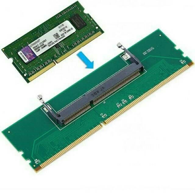 Jual Adapter Converter Ram Laptop Sodimm to Dimm PC Komputer Plug n ...
