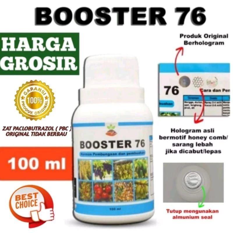 Jual Pupuk Booster 76 Organik Pelebat Dan Pembesar Buah 100ml. | Shopee Indonesia