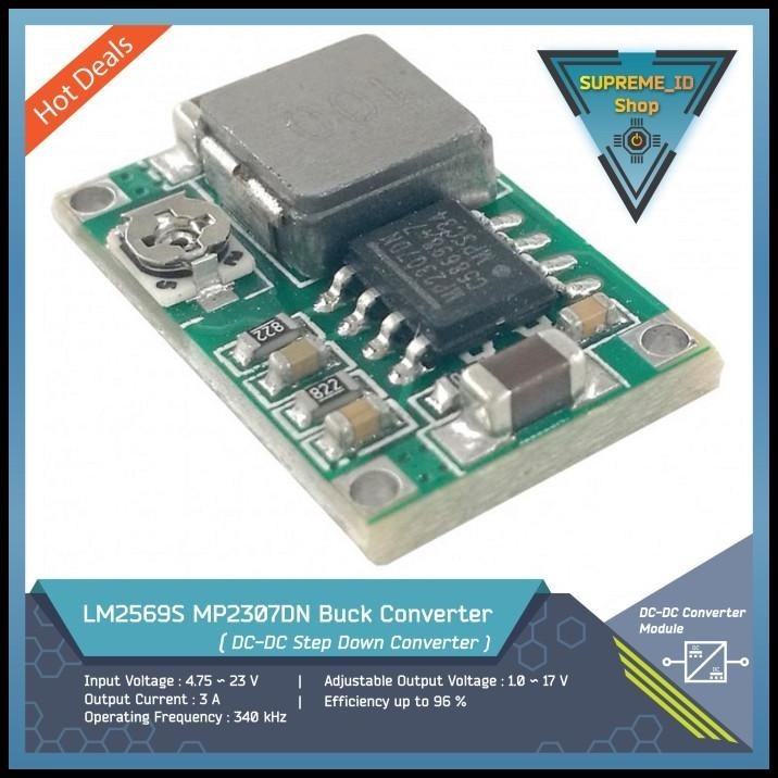 Jual DISKON LM2596 MP2307DN MINI DC-DC STEP DOWN BUCK CONVERTER MODULE ...