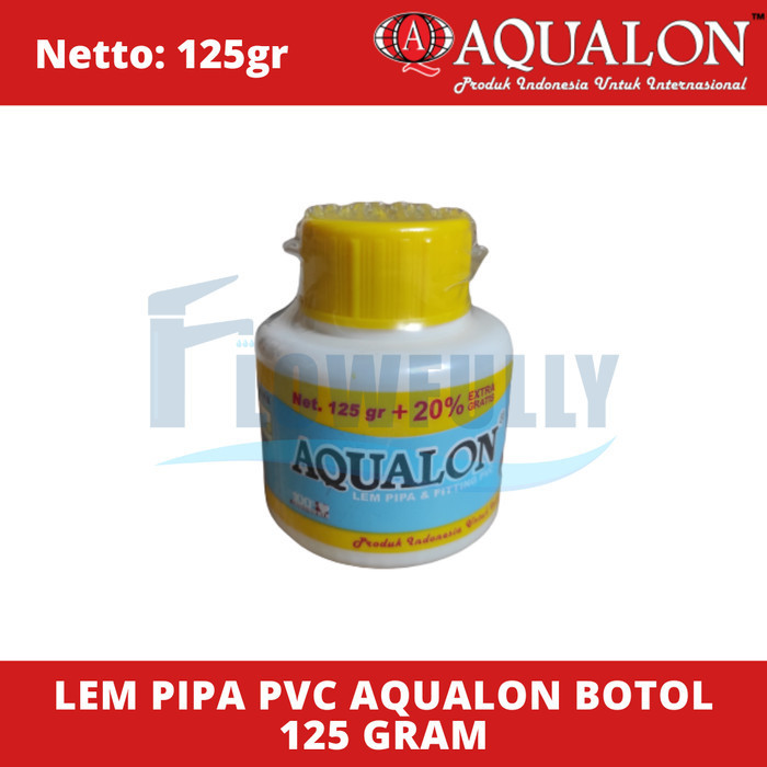 Jual LEM PIPA PVC AQUALON 125 GRAM BOTOL FITTING SAMBUNGAN PARALON | Shopee Indonesia