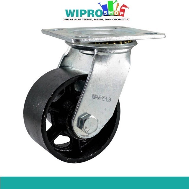 Jual Wipro Roda Besi Heavy Duty 4" H (650) 5" H (650) 6" H (650 ...