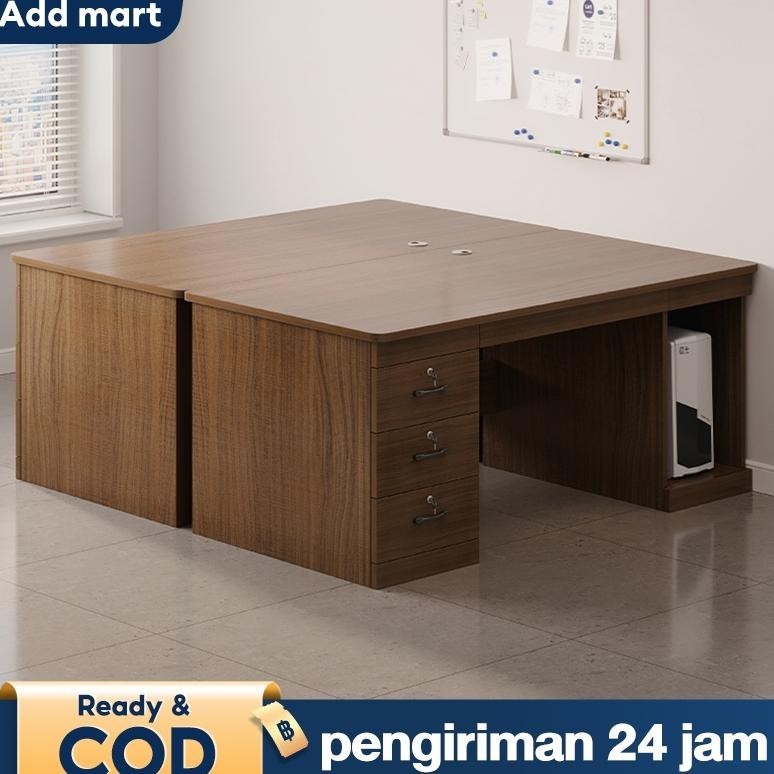 Jual Meja Kantor Meja Komputer Minimalis Meja kerja dengan baki ...
