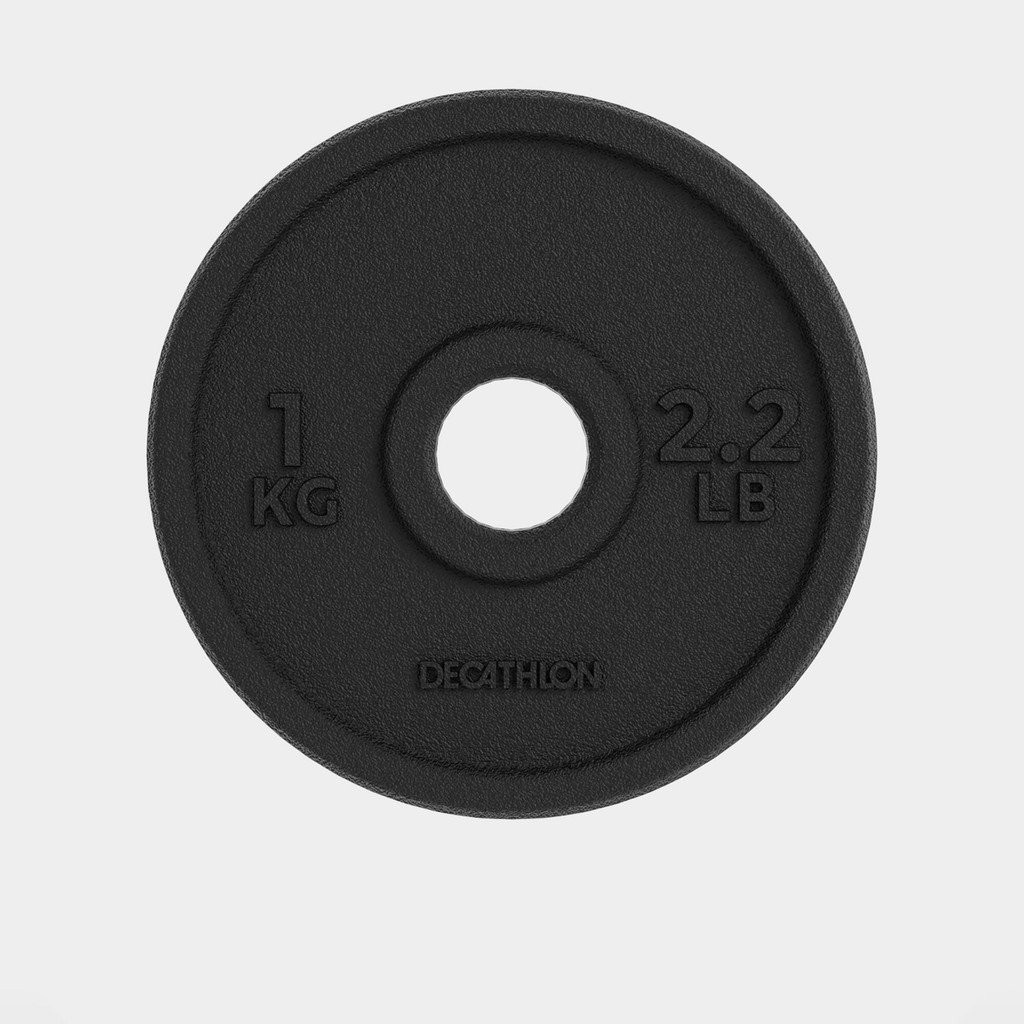 Jual Decathlon Plat Barbel Angkat Beban Besi - 1kg 28mm - 8816722 ...