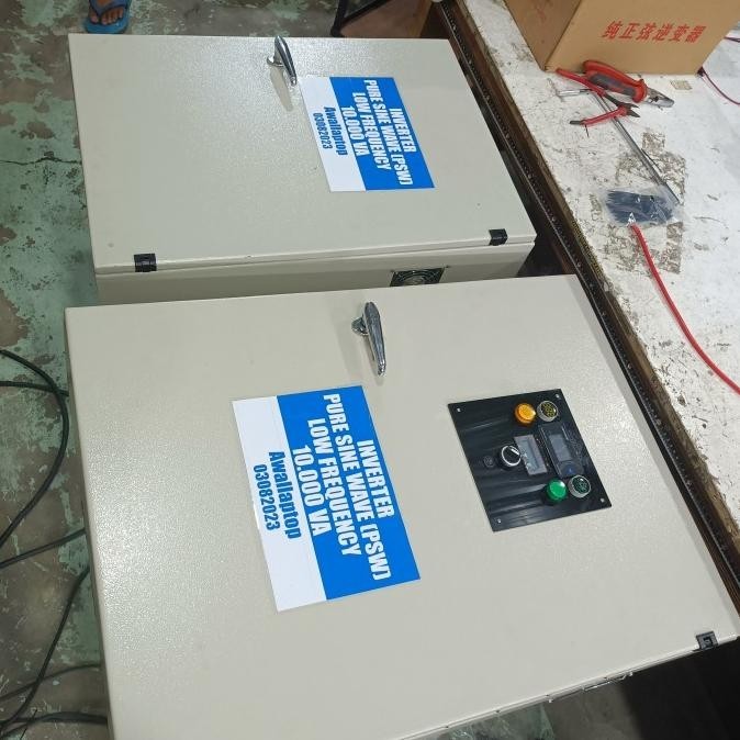 Jual box panel 10000VA 10KW 10000watt box panel plts solar panel surya ...