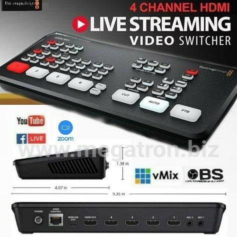 Jual Terbaru 4-Channel Video Mixer + Capture For Live Streaming - Atem ...