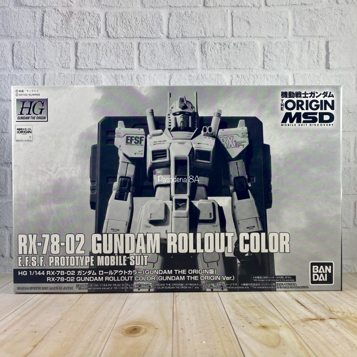 Jual [APS] HG RX-78-02 Gundam Rollout Color (Gundam The Origin Ver.) | Shopee Indonesia