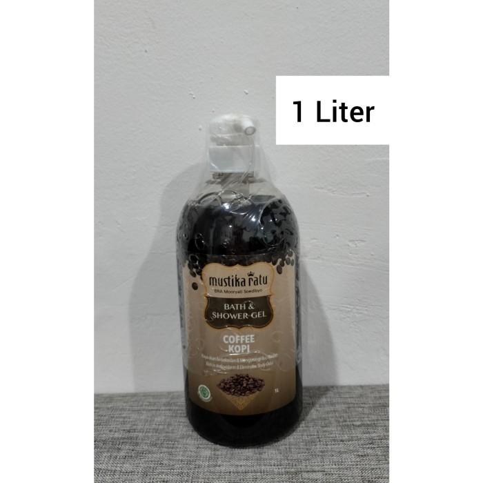 Jual MUSTIKA RATU BATH & SHOWER GEL COFFEE KOPI 1 LITER | Shopee Indonesia