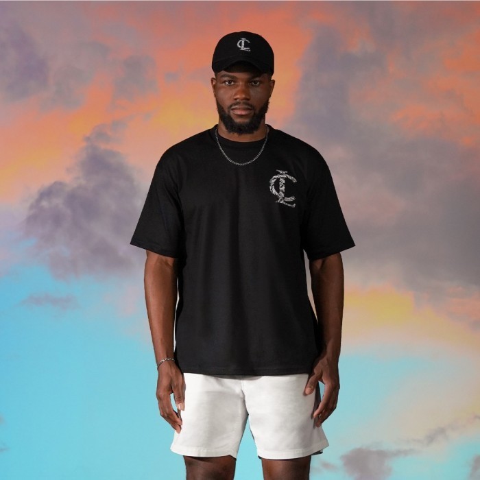 Jual CELCIUS CL Waves Monog Logo Graphic T-Shirt LIN000538C Hitam ...