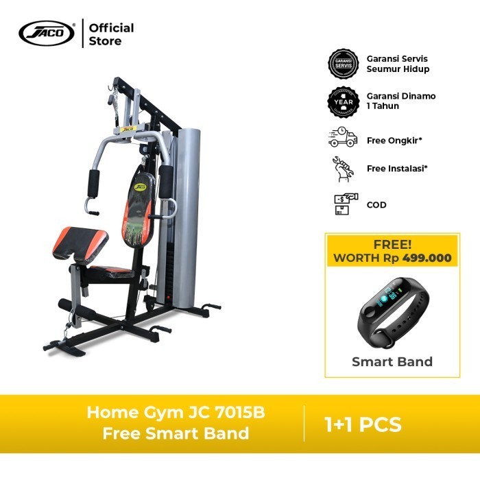 Jual HomeGym 1 Sisi Jaco JC 7015B Alat Angkat Beban Free Ongkir Jabodetabek | Shopee Indonesia