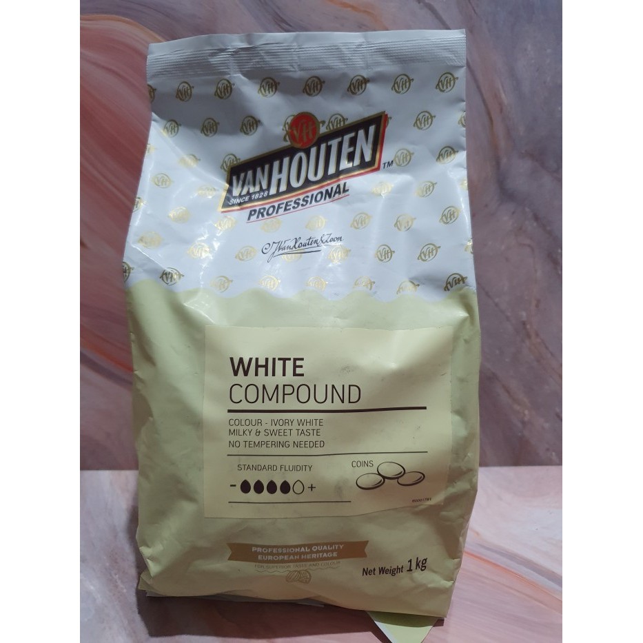 Jual Van Houten Chocolate Compound Professional 1Kg Coklat Koin / Coin Enak | Shopee Indonesia