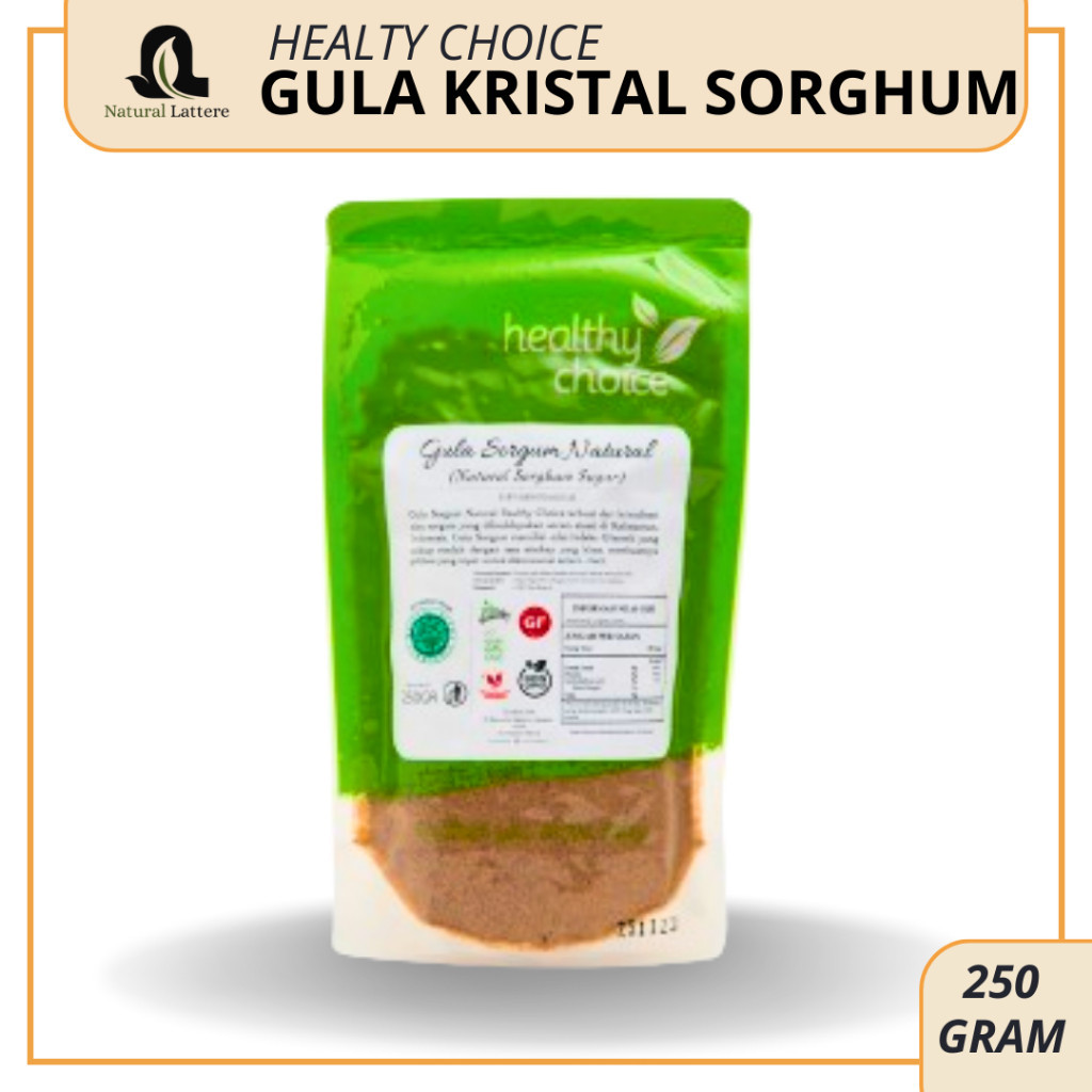 Jual Healthy Choice Gula Kristal Sorgum Natural | Shopee Indonesia