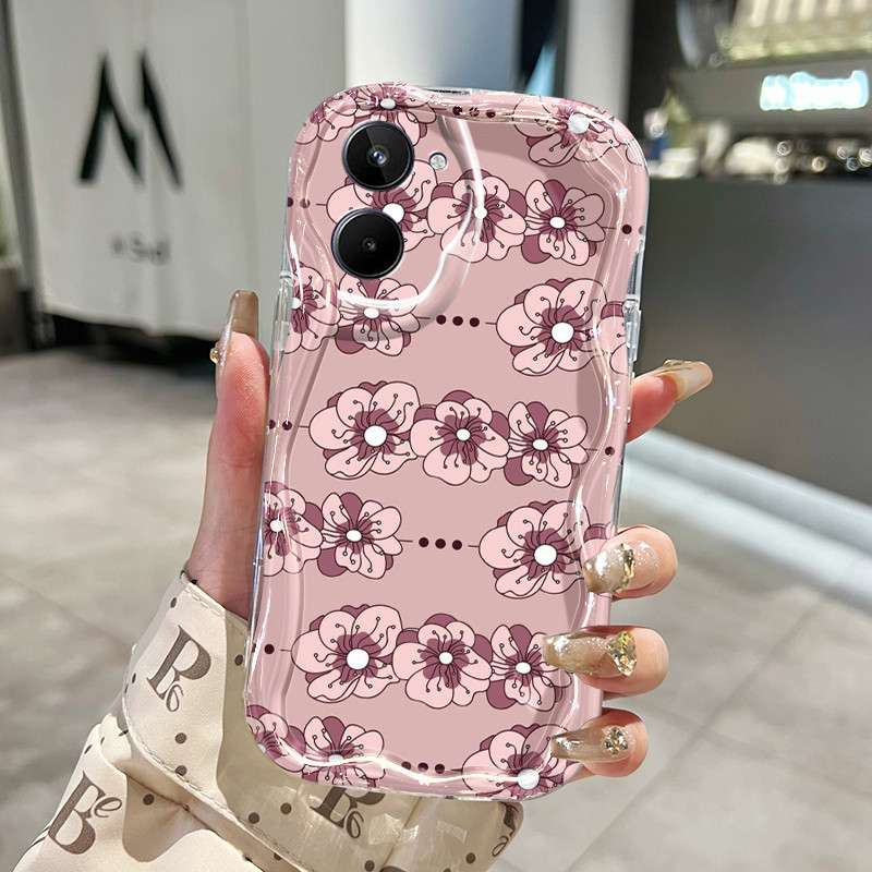 Jual Casing Hp Realme 10 Case layar penuh pola bunga Softcase baru ...