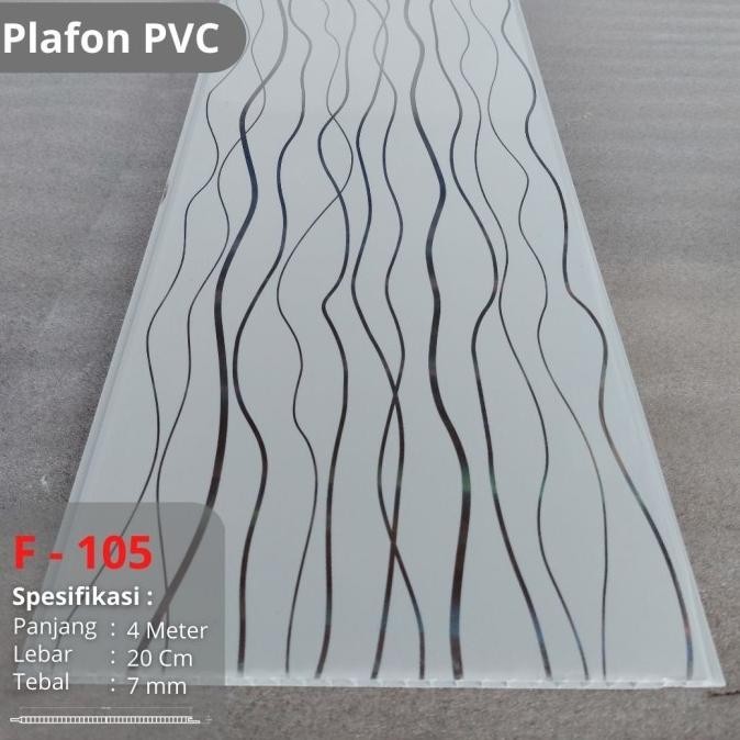 Jual Plafon PVC Putih Polos tebal full 7mm setara Sunda PerMeter 14K ...