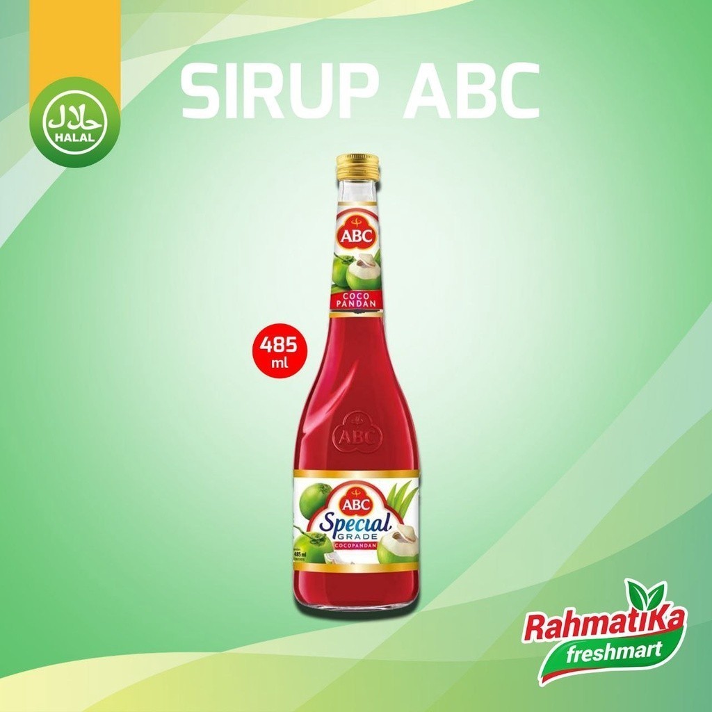 Jual Sirup ABC Special Grade Cocopandan / Syrup ABC Botol 485 ml ...