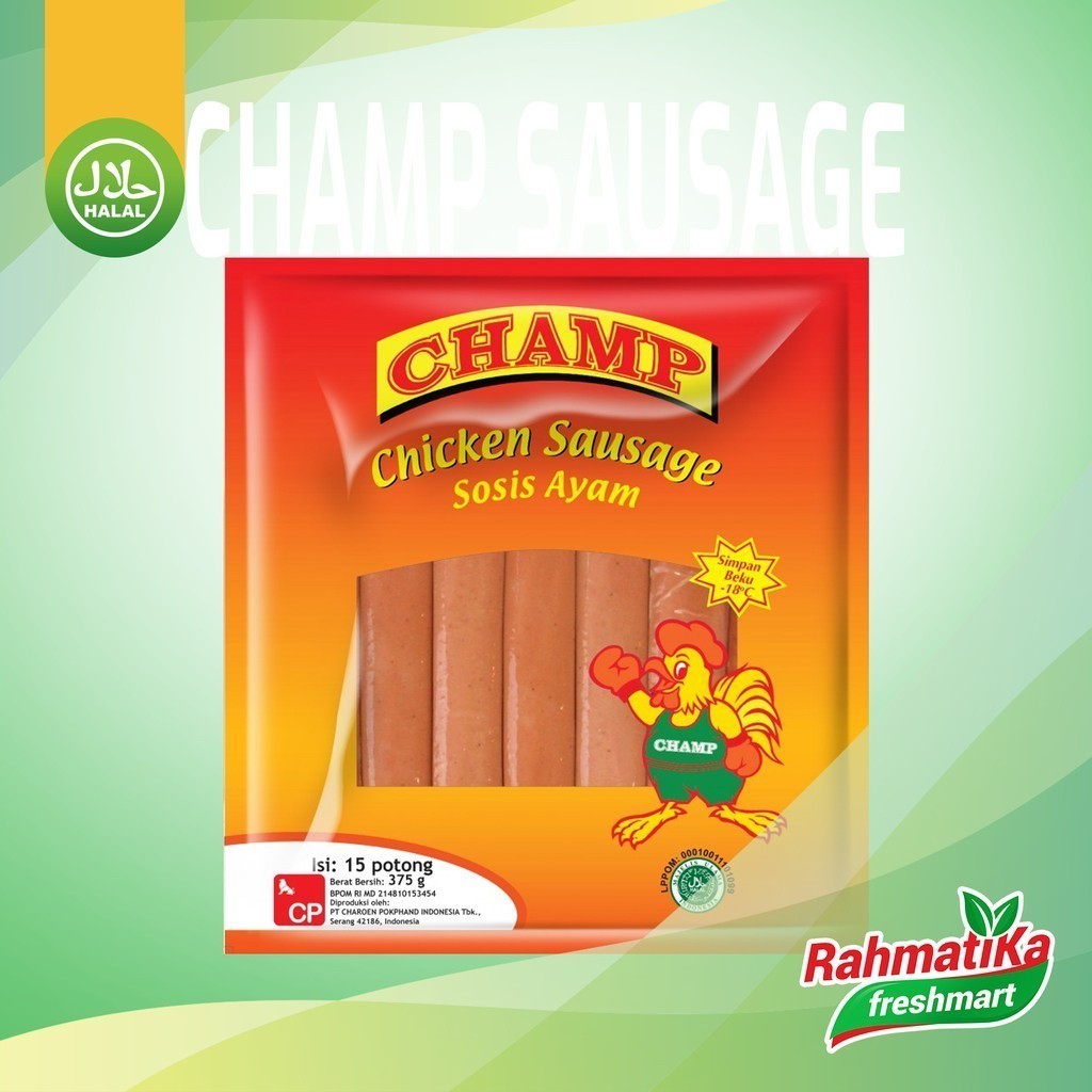 Jual Champ Chicken Sausage / Champ Sosis Ayam Isi 15 Pcs | Shopee Indonesia