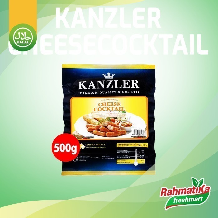 Jual Kanzler Sosis Ayam Rasa Keju Cheese Cocktail 500 Gram Shopee Indonesia
