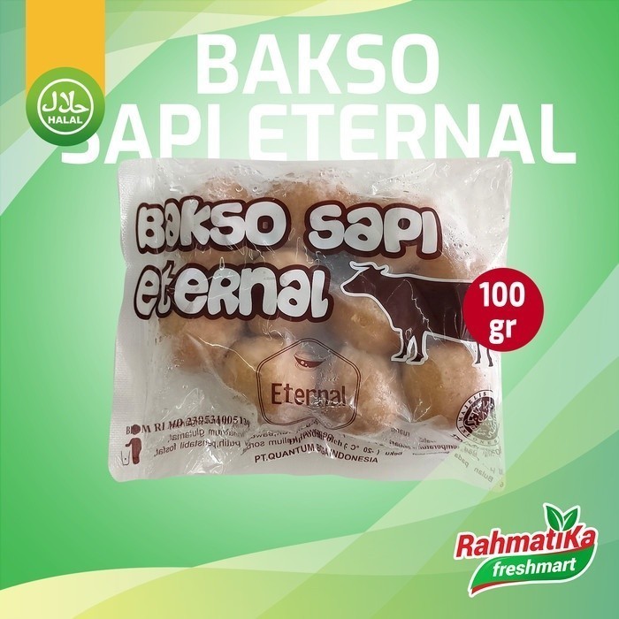 Jual Bakso Sapi Eternal / Baso Sapi Eternal 100 gram (Frozen Food ...