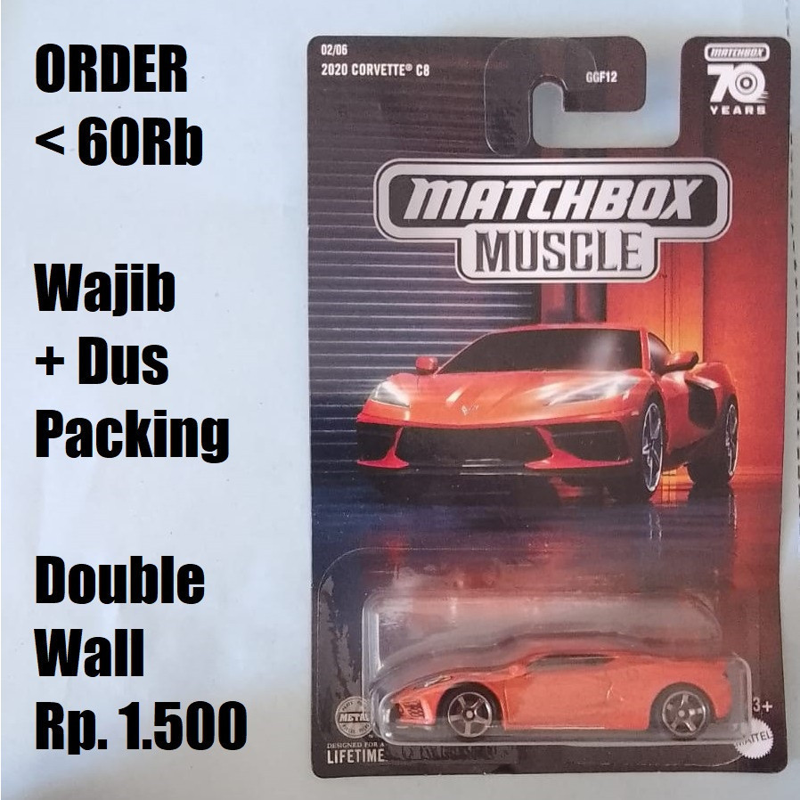 Jual Matchbox Muscle Series (2023) 2020 Chevy Corvette C8 | Shopee ...