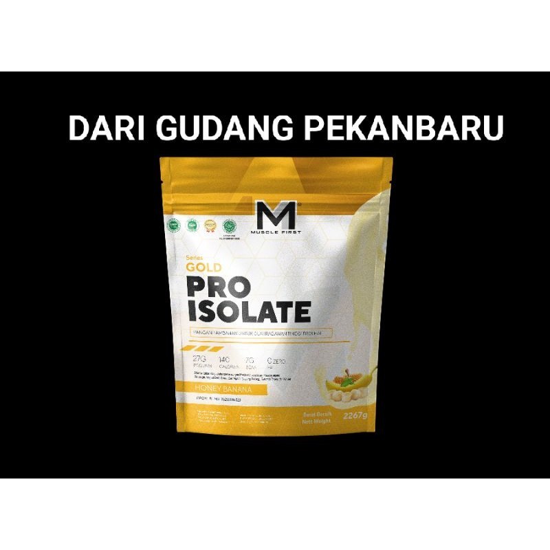 Jual Muscle First Pro Isolate rasa Banana (free shaker & tas) 2 lbs ...