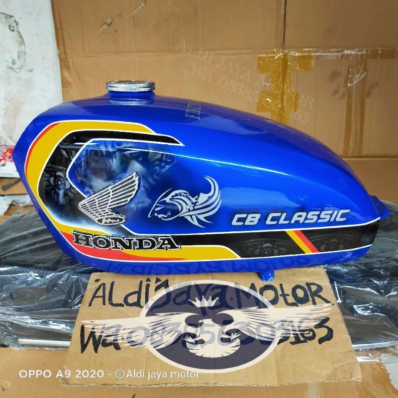 Jual Tangki cbTutup ULir cb Classik wayang Airbrush terbaru anti Karat ...