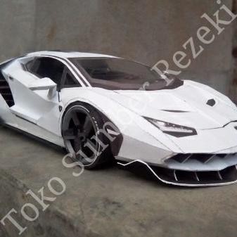 Jual Figure Mobil Balap Papercraft Car Racing Paper Craft Lamborghini ...