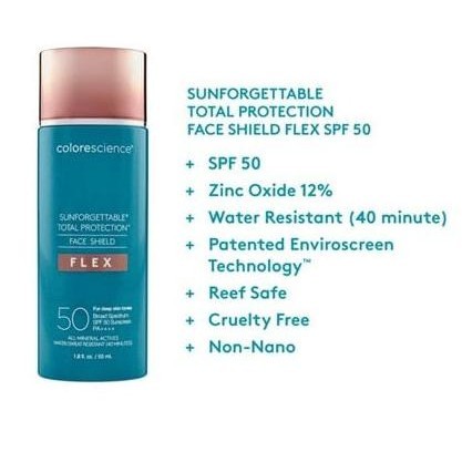 Jual Colorescience Sunforgettable Face Shield Flex SPF 50 Sunscreen ...