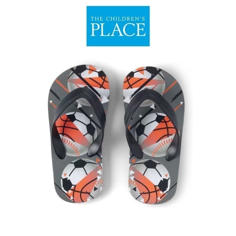 Jual Boys Sport Flip Flops - Sandal Jepit Anak Laki (Abu) | Shopee ...